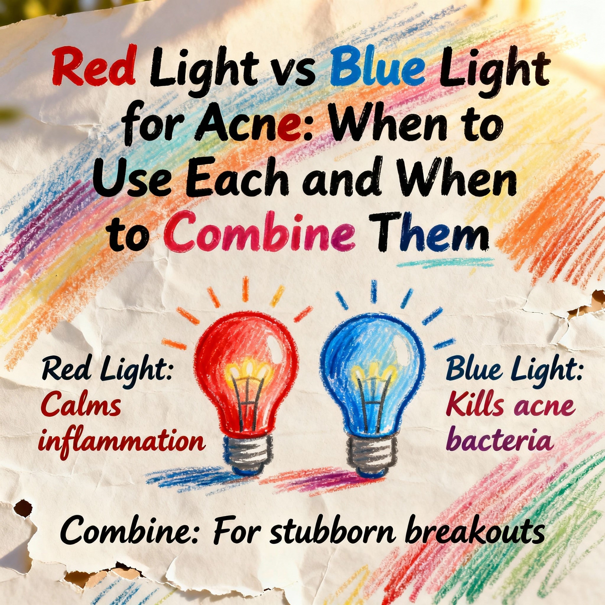 Red Light vs Blue Light for Acne – BioLight