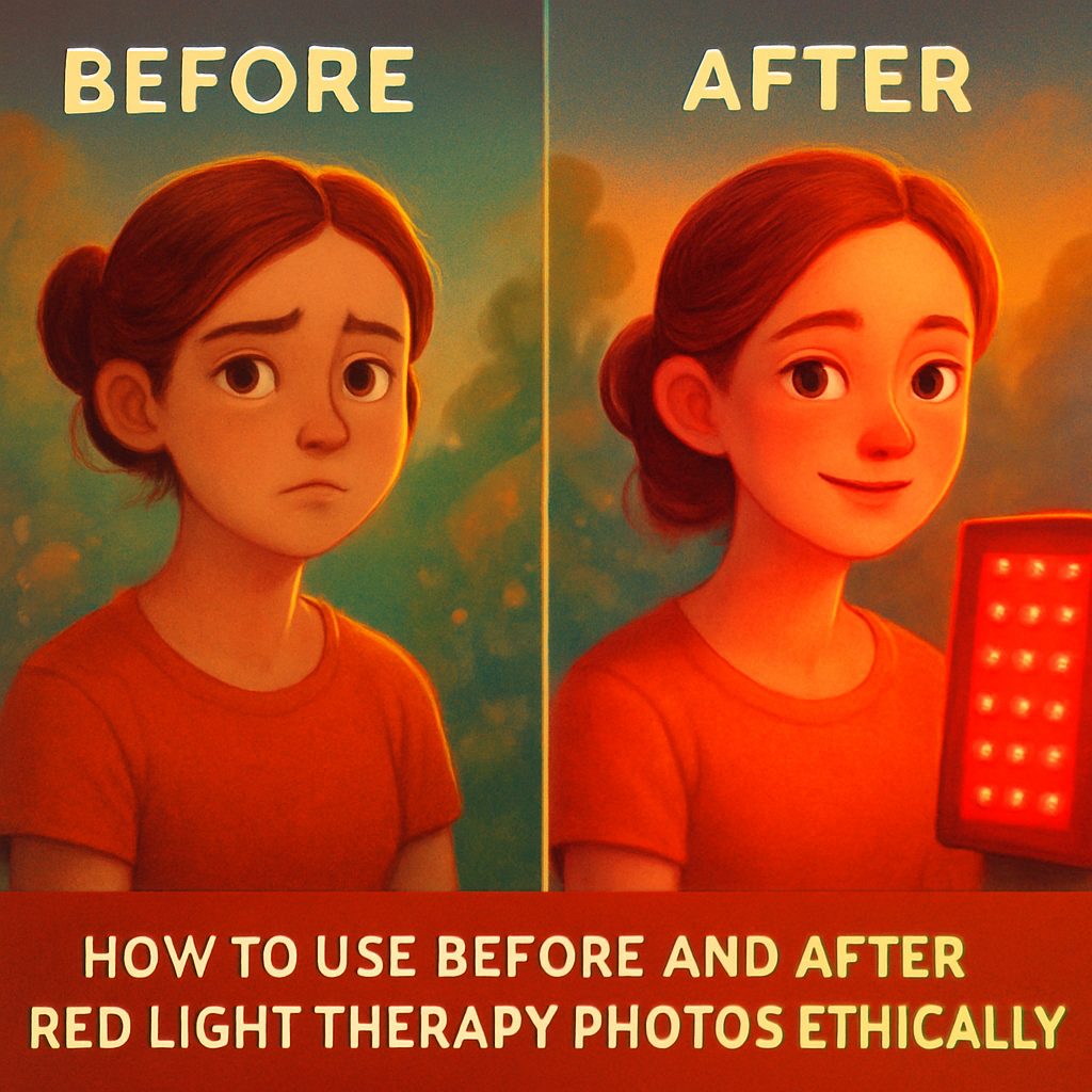 Before and After Red Light Therapy Photos Ethically – BioLight
