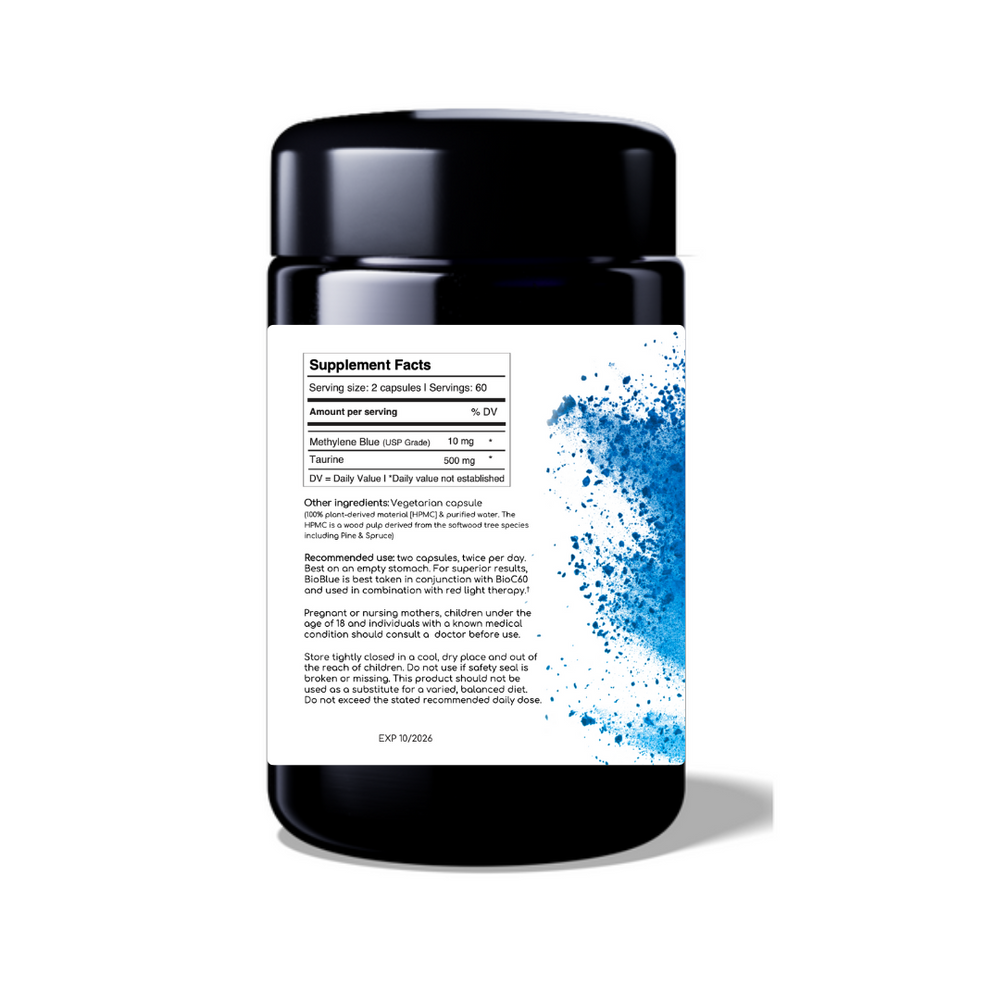 BioBlue Capsules | Methylene Blue Supplement - Support Brain Health