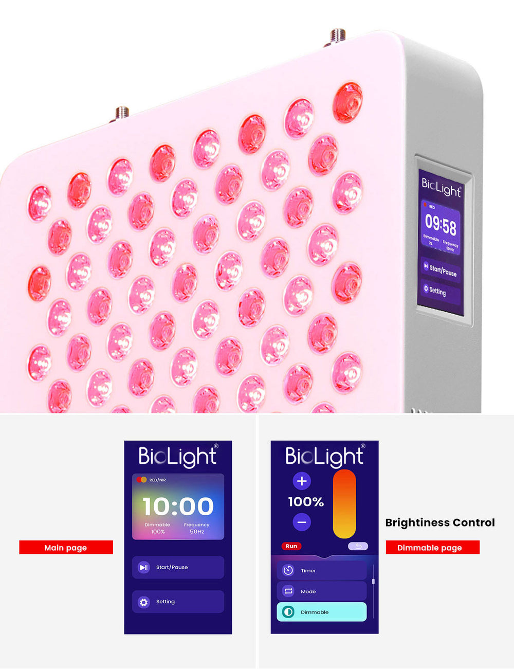 ReStore: Full-Body Red Light Therapy Panel with Dual LED Technology