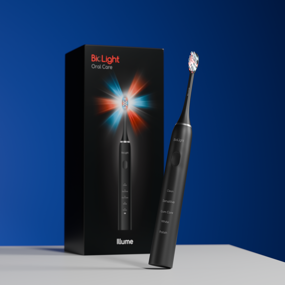 Sonic Toothbrush with Light Therapy | Red & Blue Light Therapy – BioLight